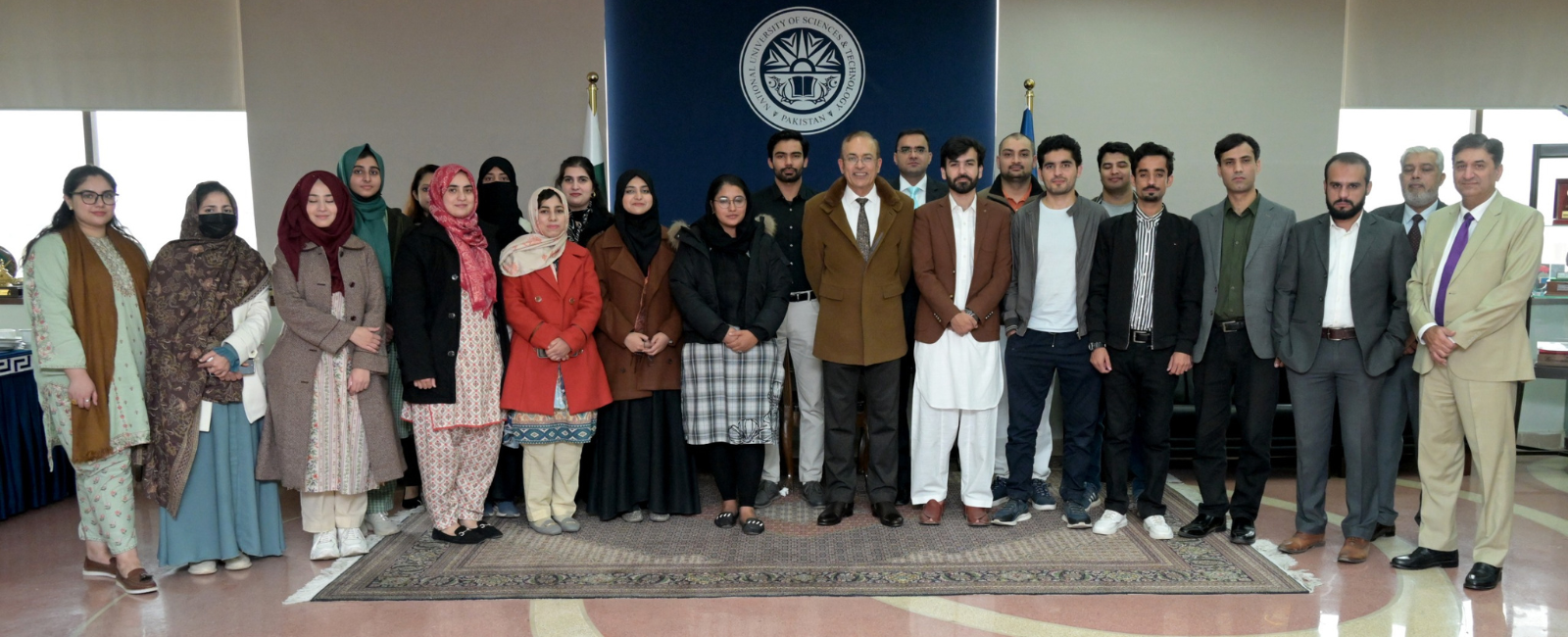 Rector, Dr Muhammad Zahid Latif, as a Teacher with his class at NUST! - NUST Office of Rector