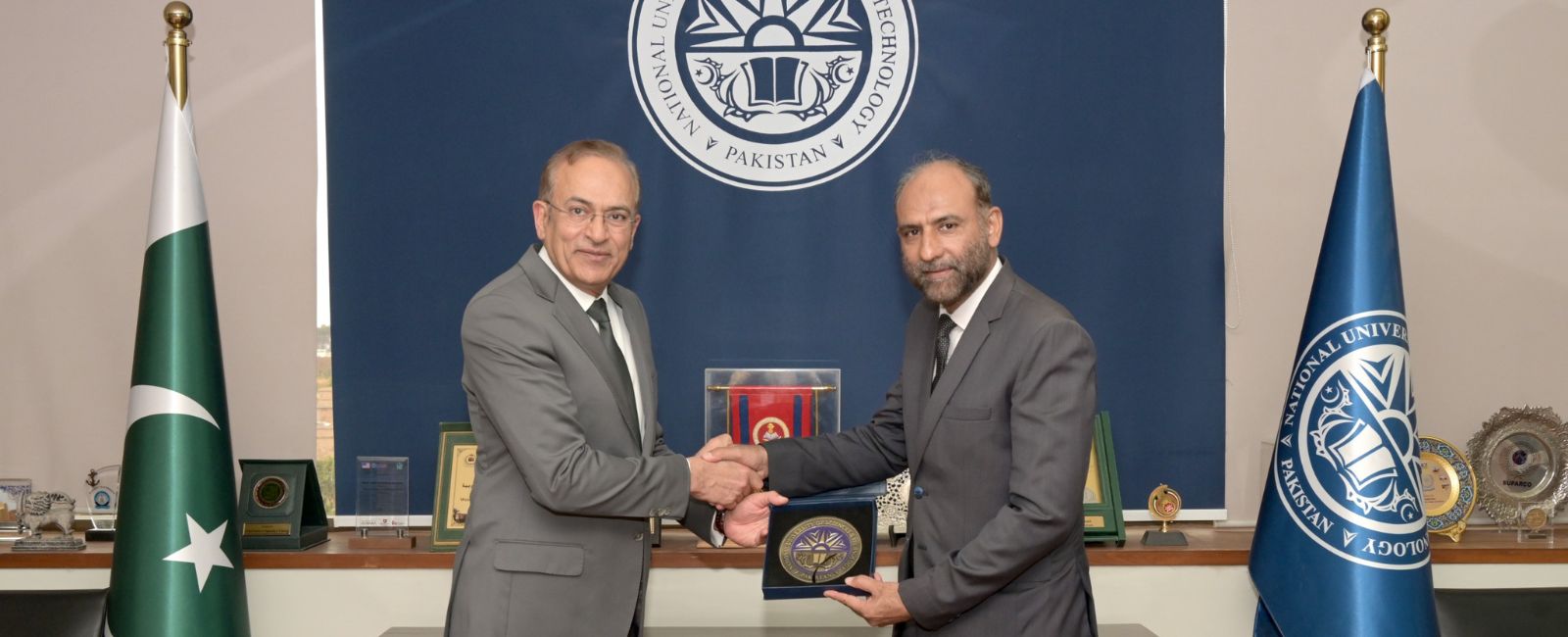 Rector NUST Dr Muhammad Zahid Latif Welcomes APS Humayun Road Delegation - NUST Office of Rector