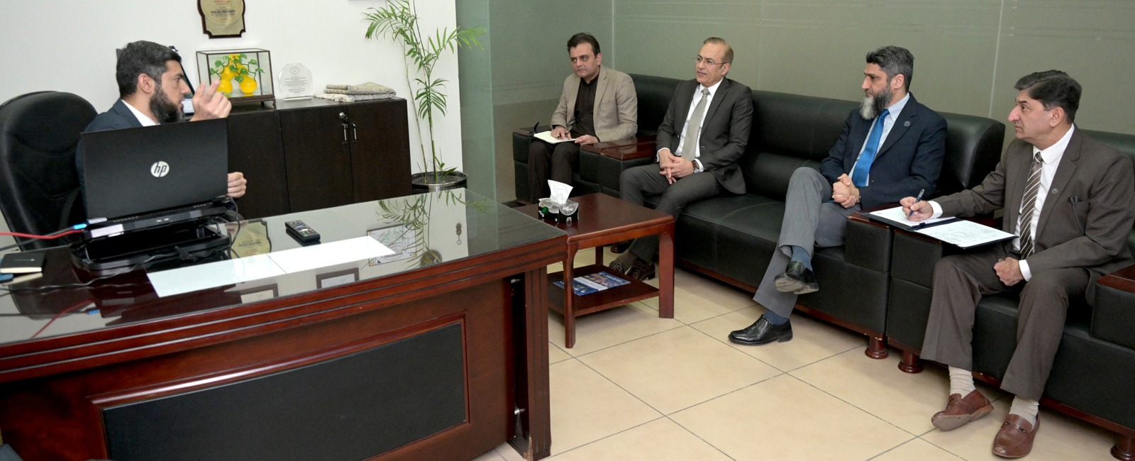 Rector NUST Visits QA & NIO - NUST Office of Rector